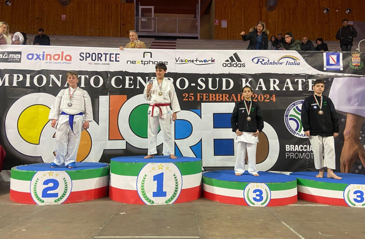 Ancora un trionfo per i ragazzi del Karate del team Contino ad Eboli