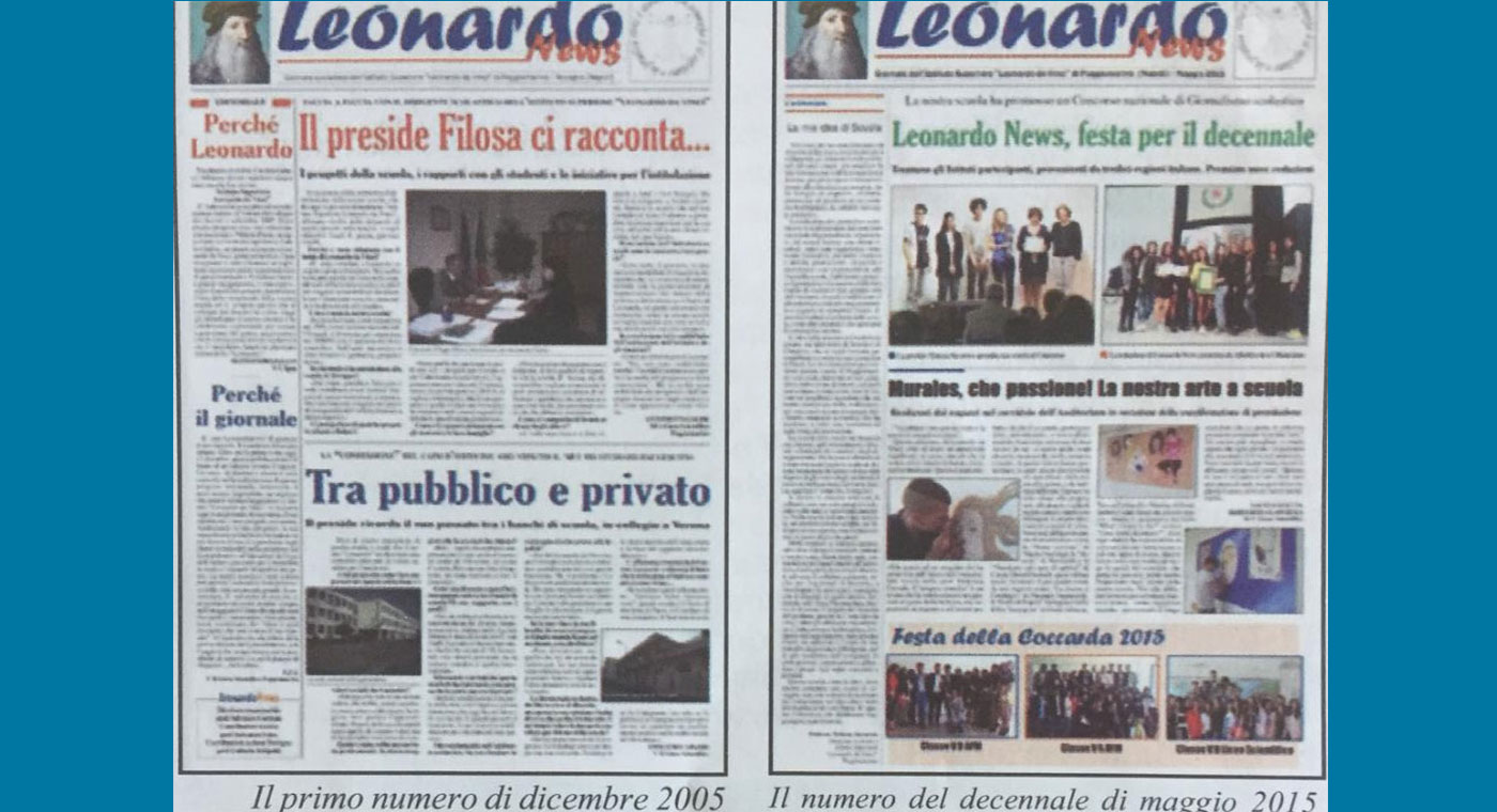 La storia quasi ventennale di "Leonardo News", giornale scolastico in ...